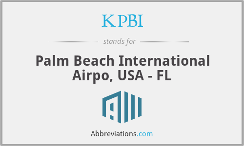 What does KPBI stand for?