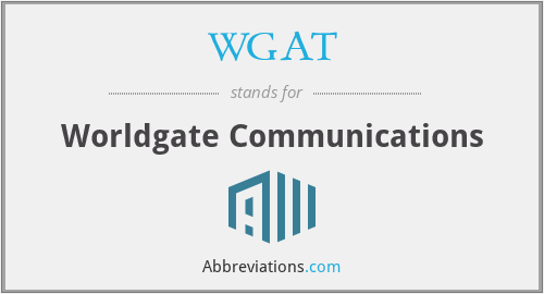 What does WGAT stand for?