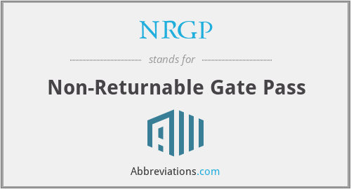 What does NRGP stand for?