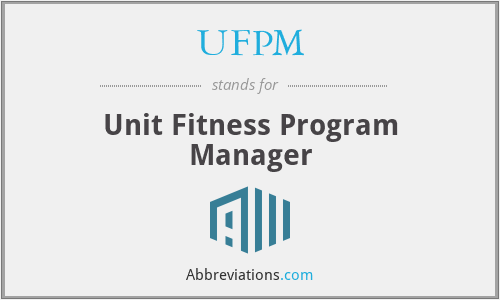 What does UFPM stand for?