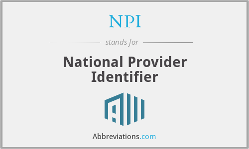 What does NPI stand for?
