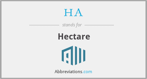 What is the abbreviation for Hectare?