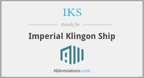 What does IKS stand for?
