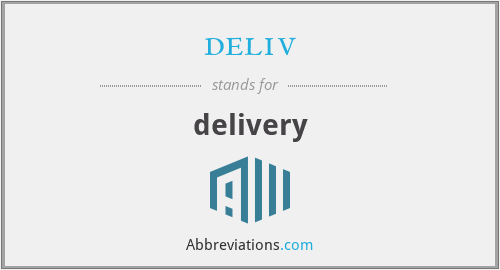 What is the abbreviation for Delivery?