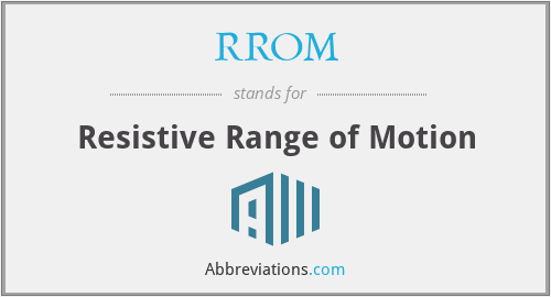 What does RROM stand for?