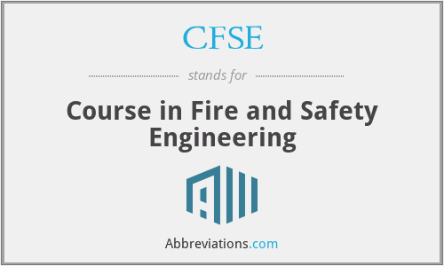 What does CFSE stand for?