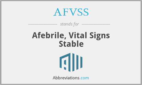 What does AFVSS stand for?