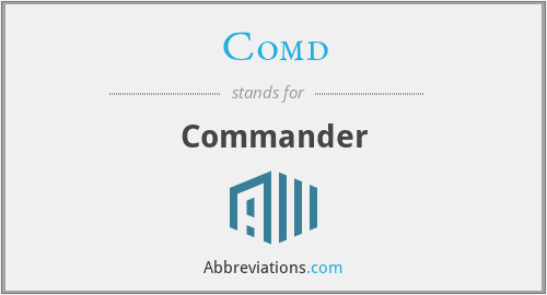 What does COMD stand for?