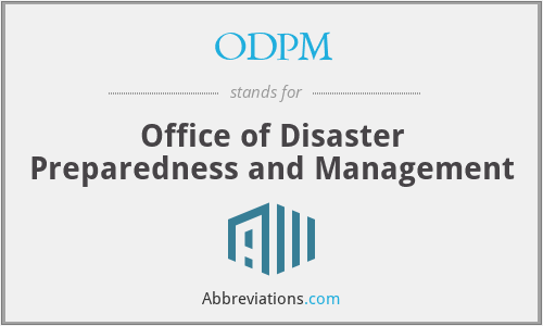 What does ODPM stand for?