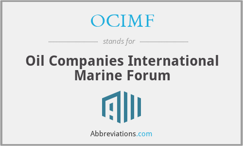 What does OCIMF stand for?