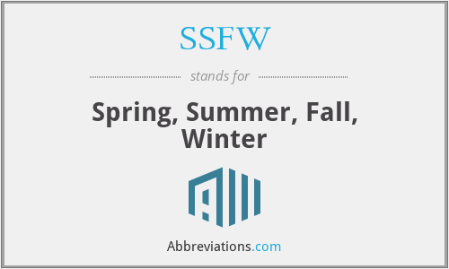 What is the abbreviation for spring, summer, fall, winter?