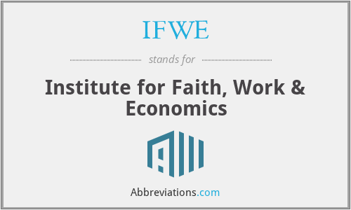 What does IFWE stand for?