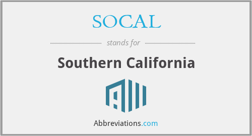 What does SOCAL stand for?