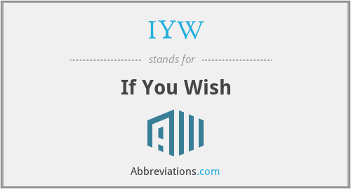 What does IYW stand for?