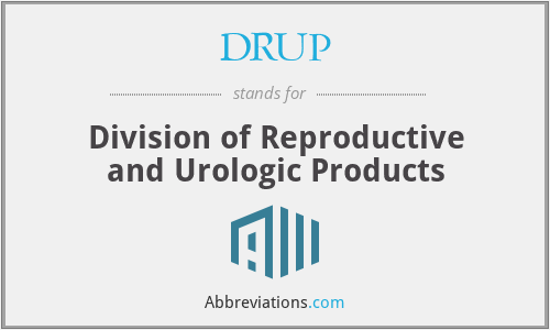What does DRUP stand for?