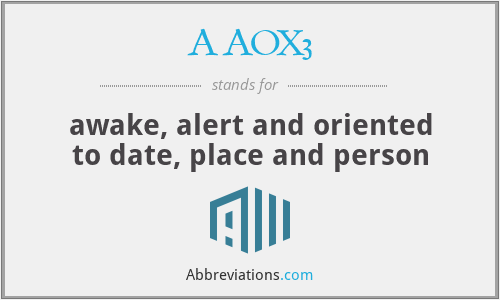 What does AAOX3 stand for?