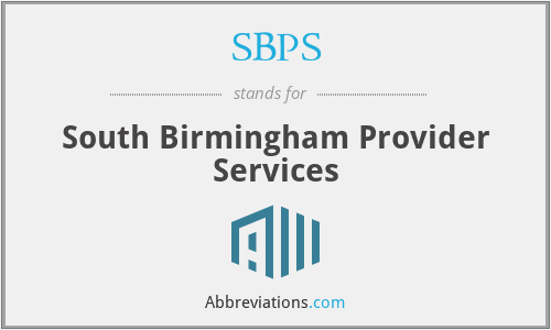 What does SBPS stand for?