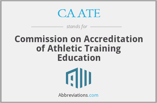 What does CAATE stand for?