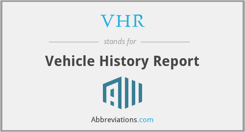 What does VHR stand for?