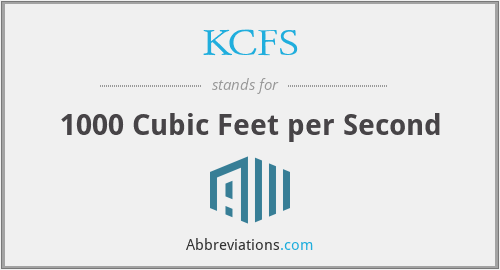 What does KCFS stand for?