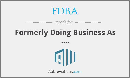 What does FDBA stand for?