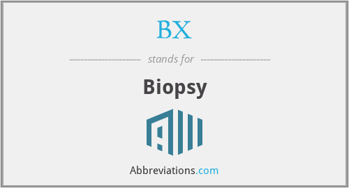 What does BX stand for?