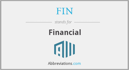 What is the abbreviation for Financial?