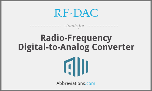 What does RF-DAC stand for?
