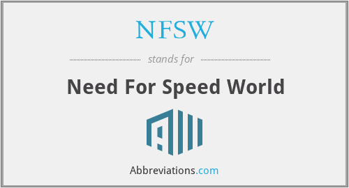 What does NFSW stand for?