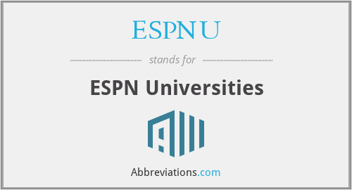 What does ESPNU stand for?