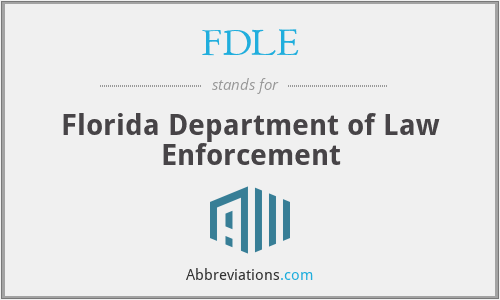 What does FDLE stand for?