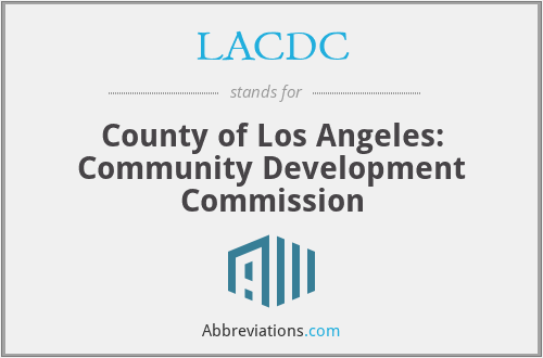 What does LACDC stand for?