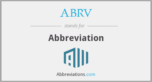 What does ABRV stand for?