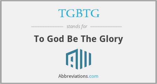 What does TGBTG stand for?