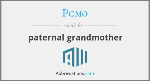 What does PGMO stand for?