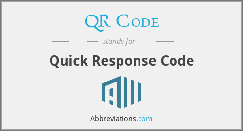 What does QR CODE stand for?