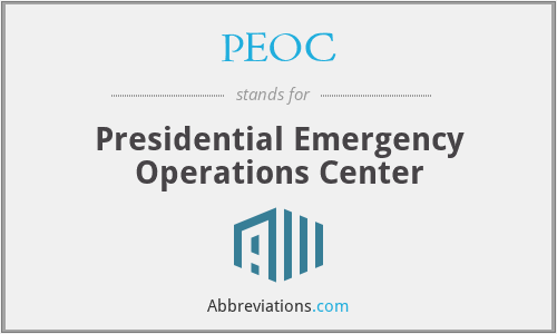 What does PEOC stand for?