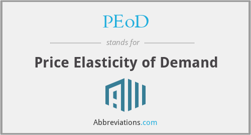 What does PEOD stand for?