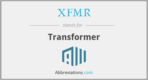 What does XFMR stand for?