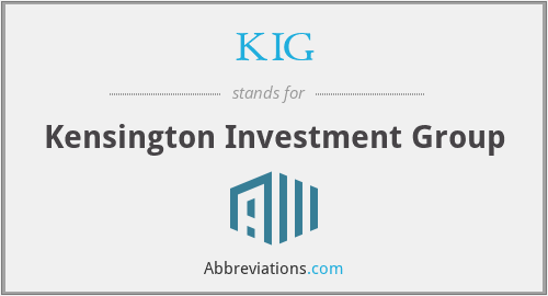 What does KIG stand for?