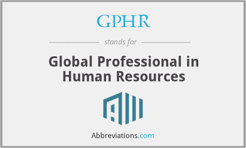 What does GPHR stand for?