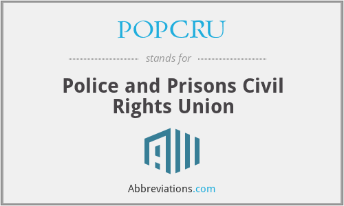 What does POPCRU stand for?