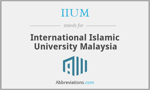What does IIUM stand for?