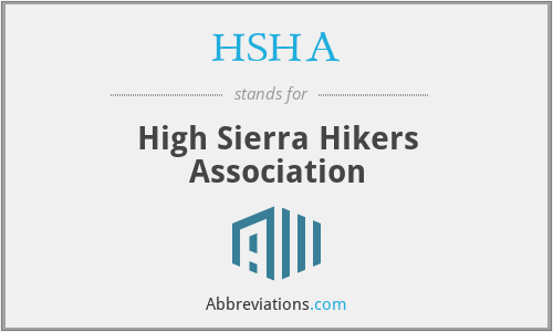What does HSHA stand for?