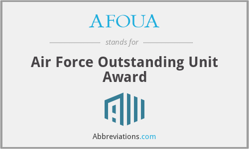 What does AFOUA stand for?
