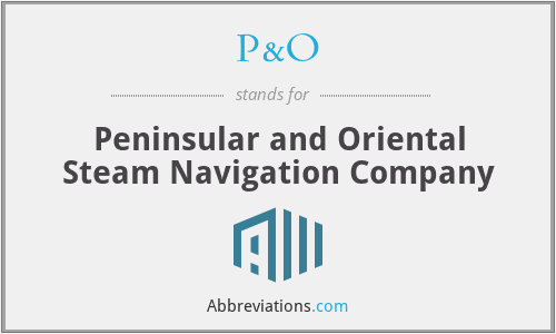 What does P&O stand for?