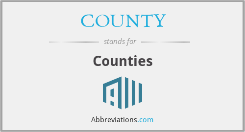 What does COUNTY stand for?