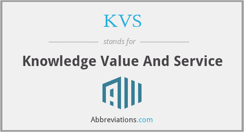 What does KVS stand for?