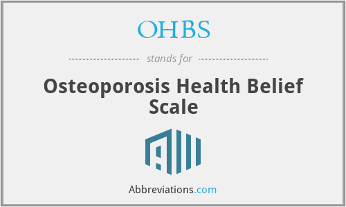 What does OHBS stand for?