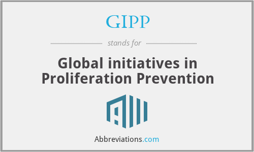 What does GIPP stand for?